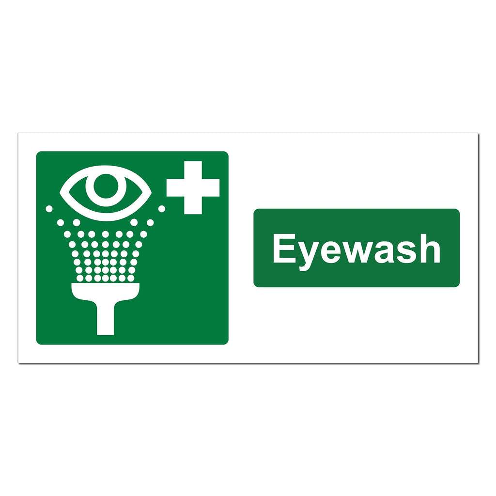 Eye Wash Safety Sign – Make Safety Visible UK