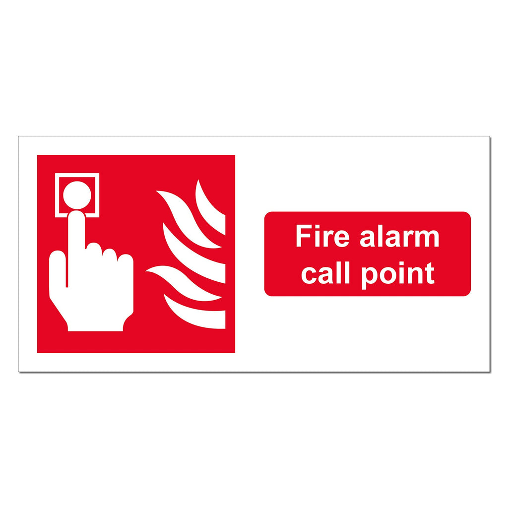 Fire Alarm Call Point Safety Sign – Make Safety Visible UK