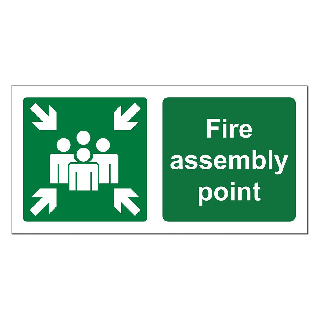 Emergency Assembly Point Safety Sign – Make Safety Visible UK