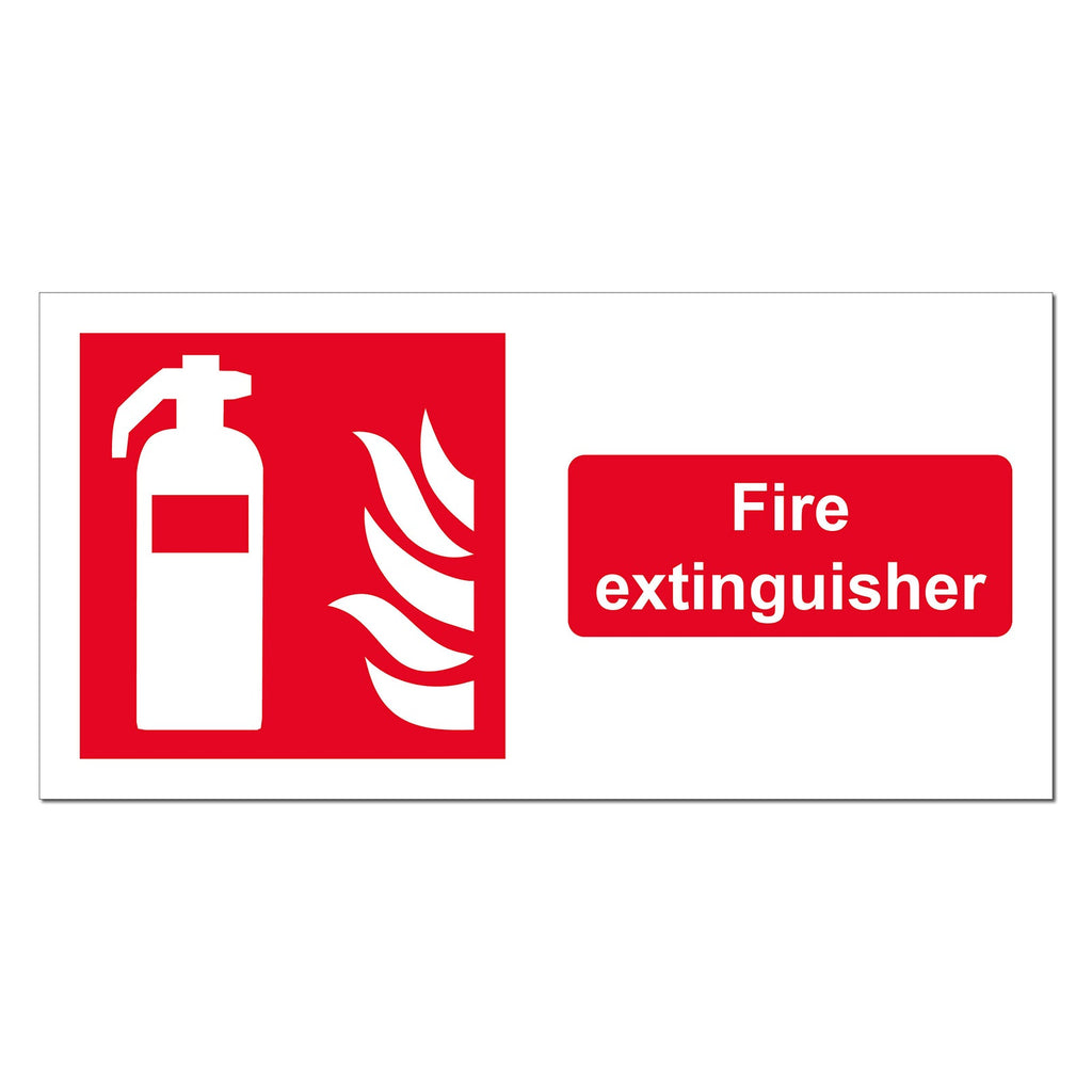 Fire Extinguisher Symbol Safety Sign – Make Safety Visible UK