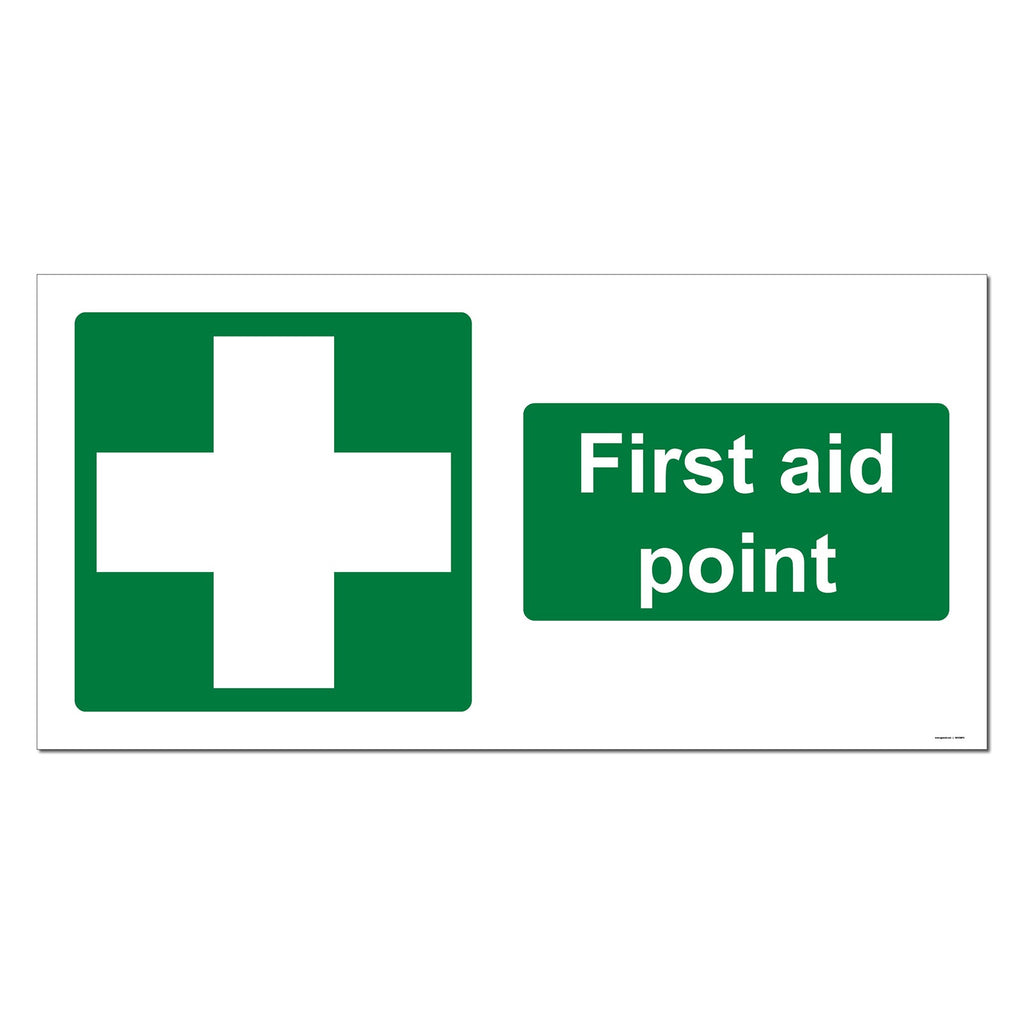 First Aid Point Safety Sign – Make Safety Visible UK