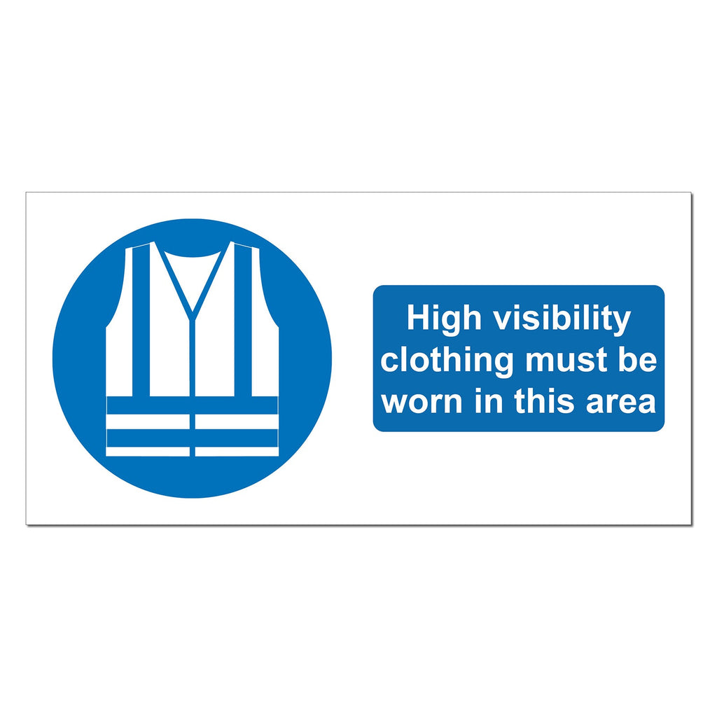 Hi Vis Protection Safety Sign – Make Safety Visible UK